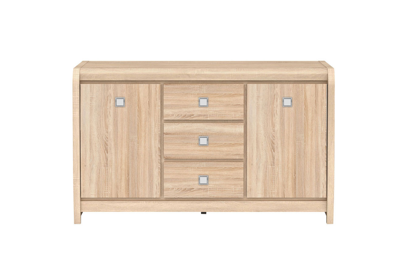 Komoda BRW Loren KOM2D3S | HezkyNabytek